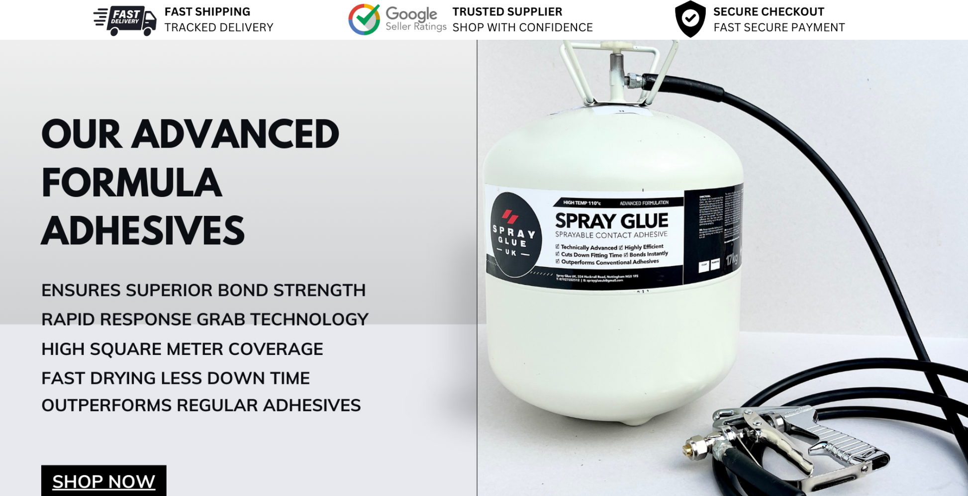 Spray Adhesive Setup - 22 Litre Canister Gun & Hose – Spray Glue UK